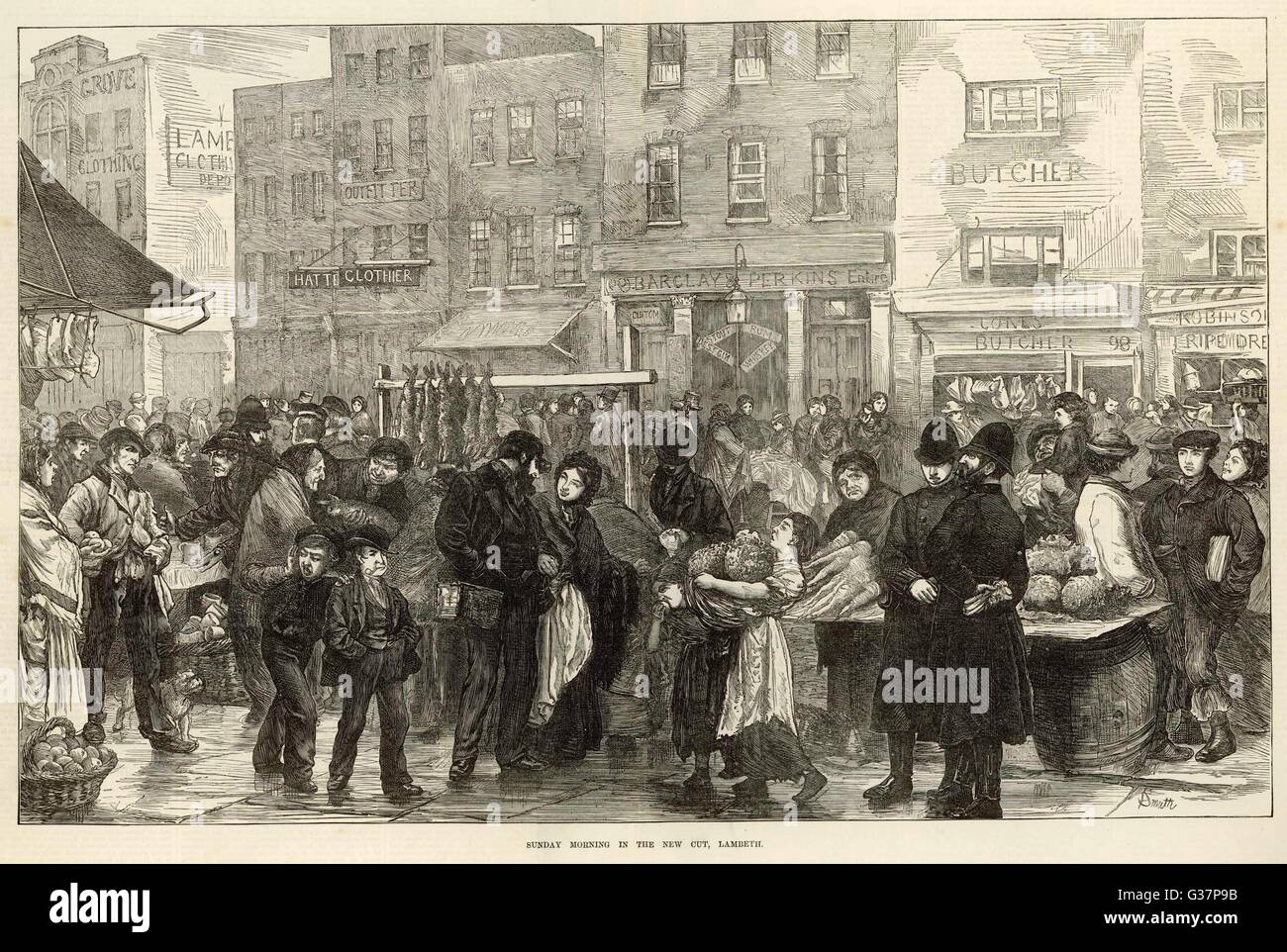 NEW CUT MARKET, LONDON Stock Photo - Alamy