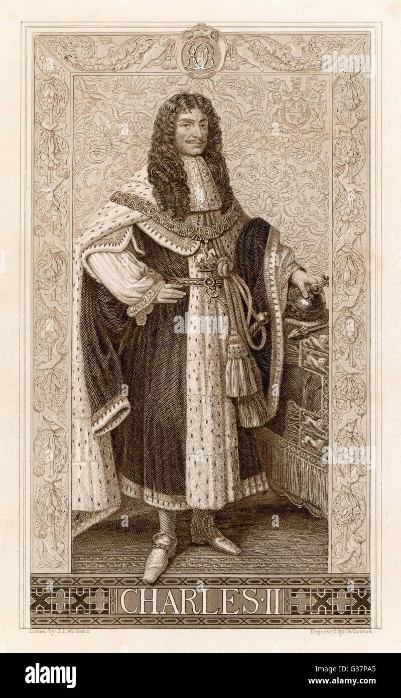 1660 charles ii hi-res stock photography and images - Alamy