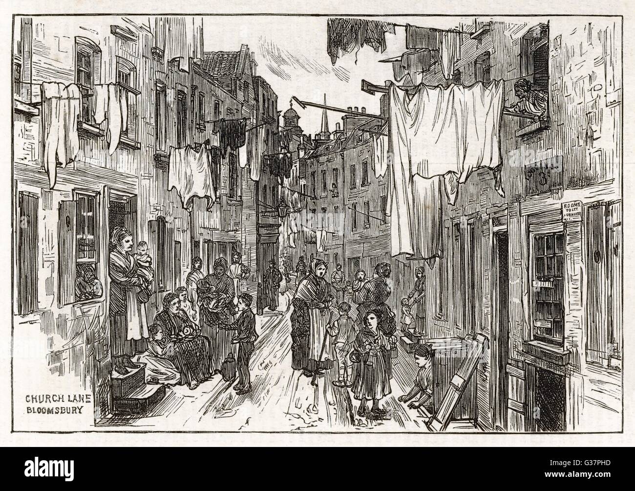 London slum 19th century hi-res stock photography and images - Alamy