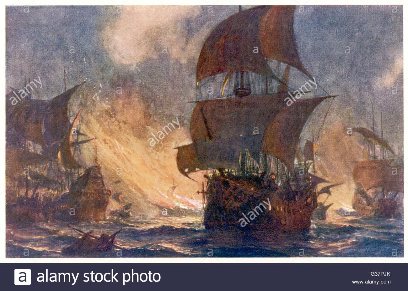 Fireships Stock Photos & Fireships Stock Images - Alamy