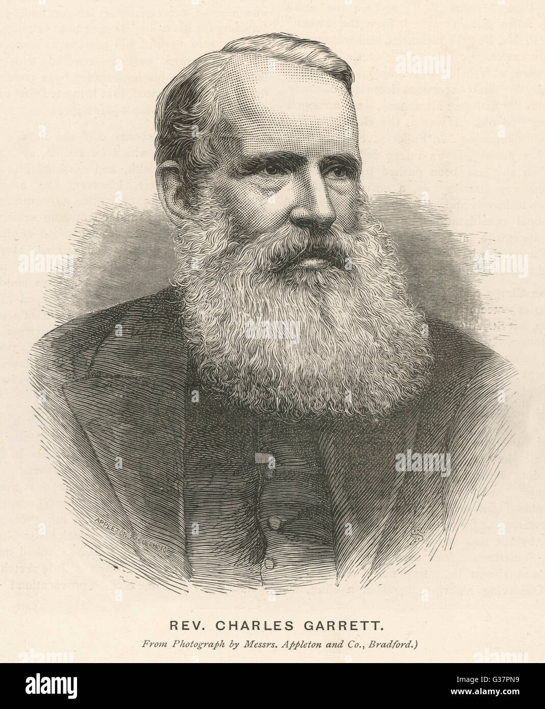 REV CHARLES GARRETT Stock Photo - Alamy