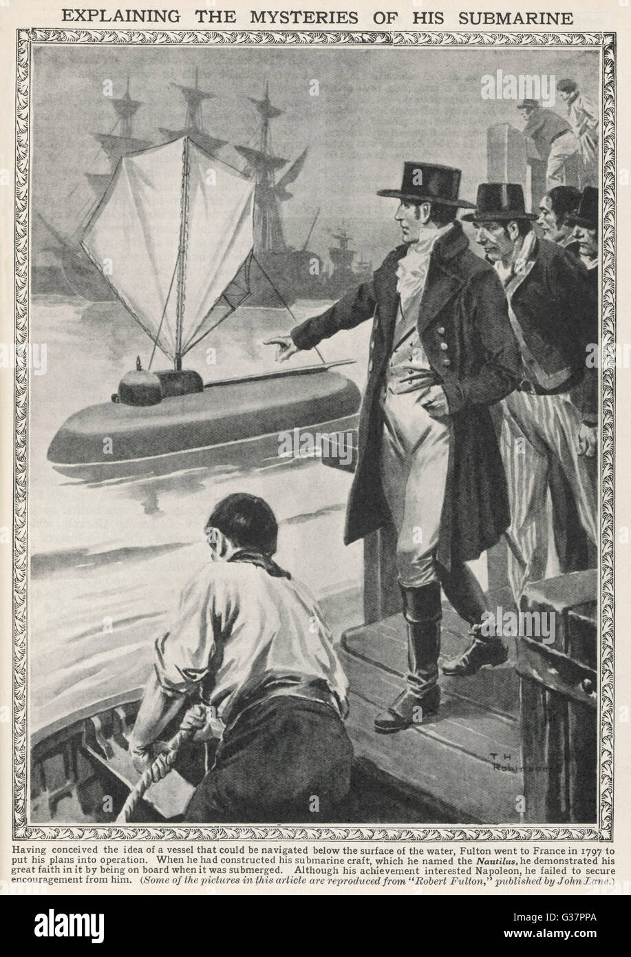 Robert Fulton American Inventor High Resolution Stock Photography and ...