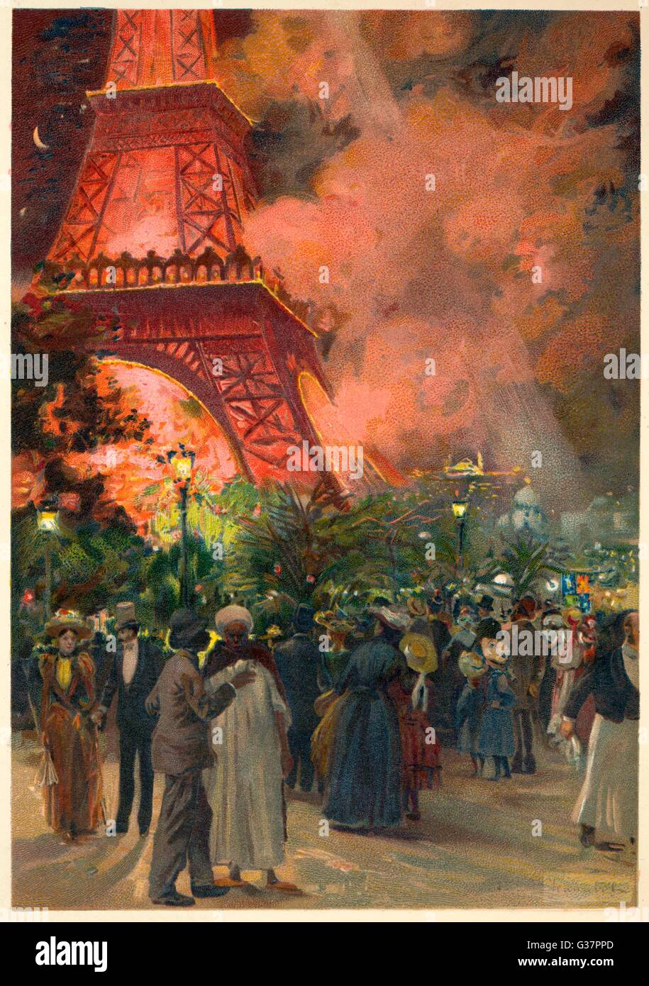 PARIS/EIFFEL TOWER 1889 Stock Photo - Alamy