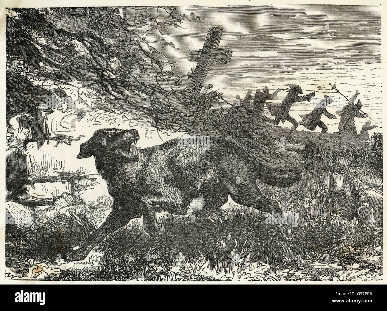 French villagers hunt werewolf date hi-res stock photography and images ...
