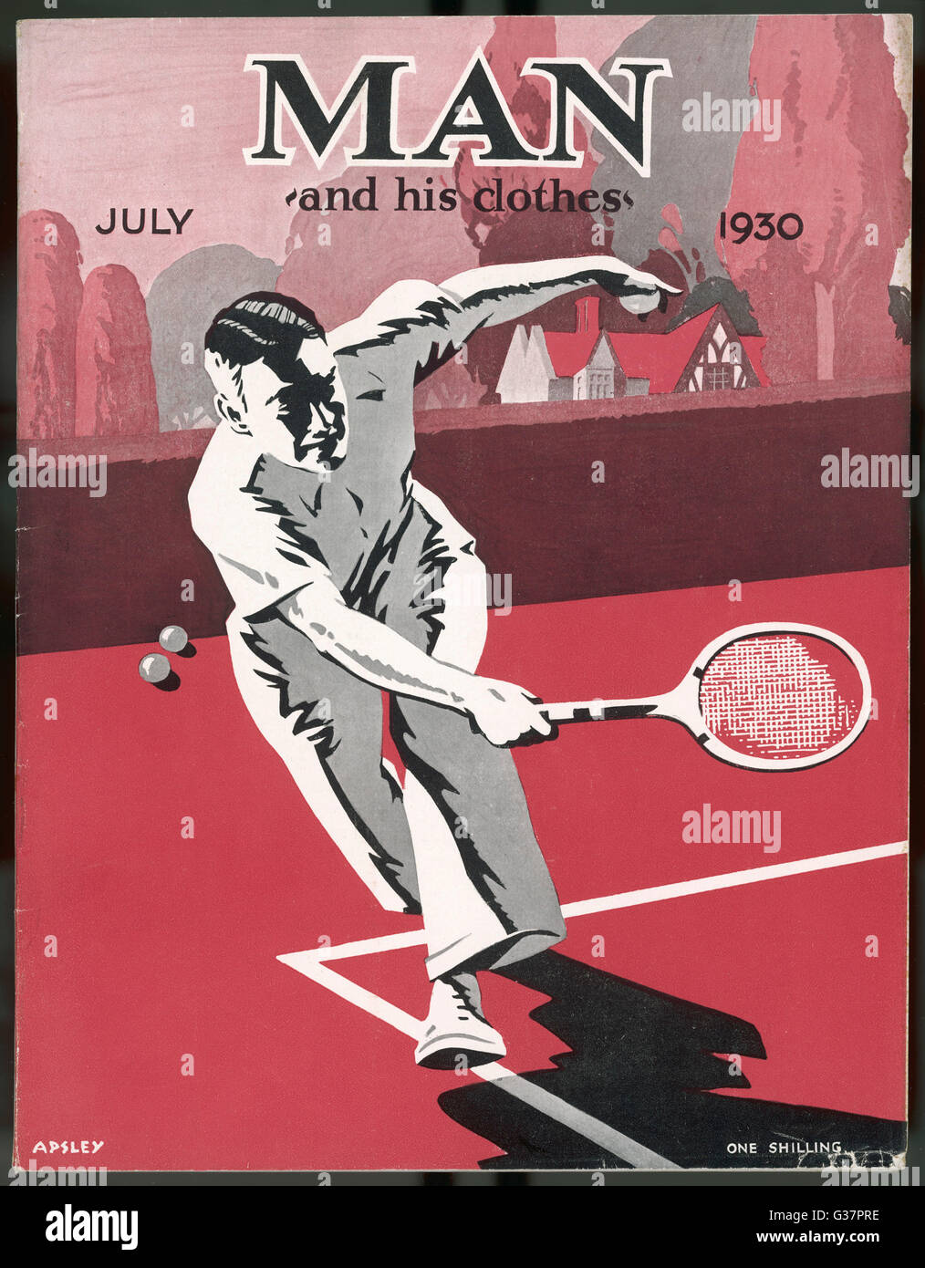 TENNIS/DASHING MAN PLAYS Stock Photo - Alamy