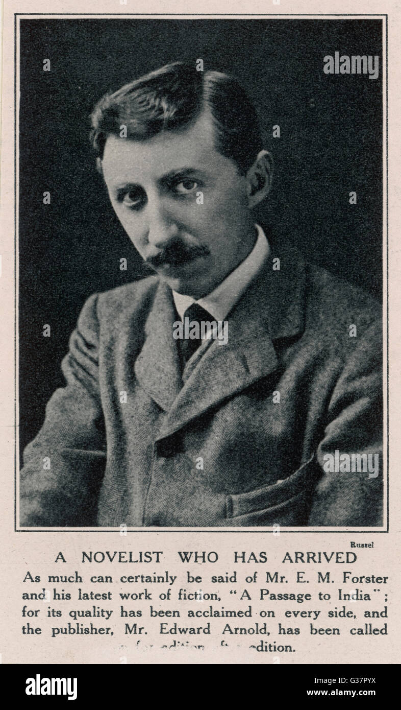 Edward Morgan Forster Stock Photo - Alamy