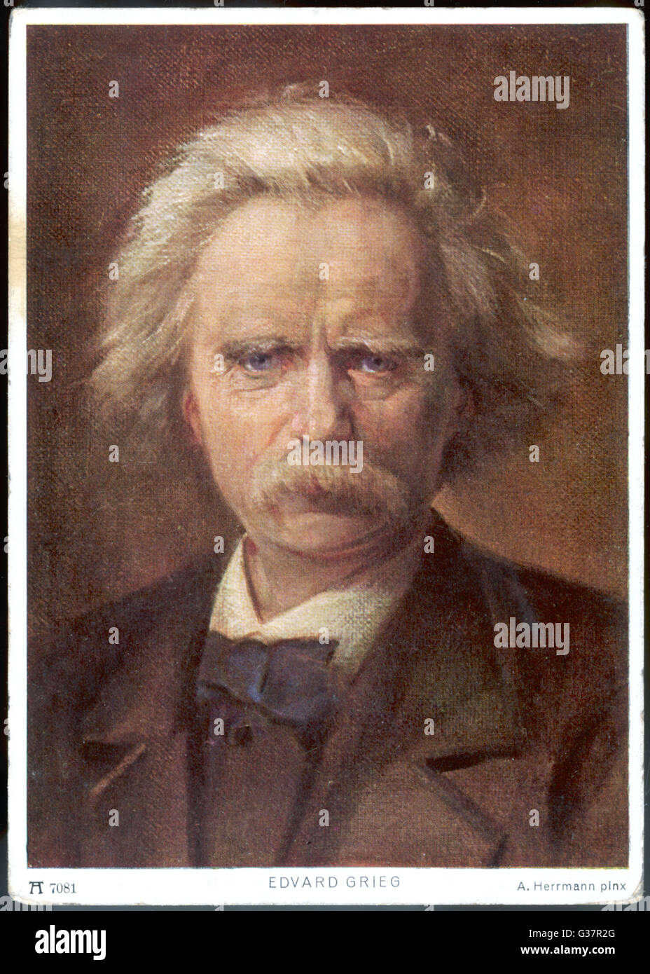 EDVARD HAGERUP GRIEG Stock Photo - Alamy