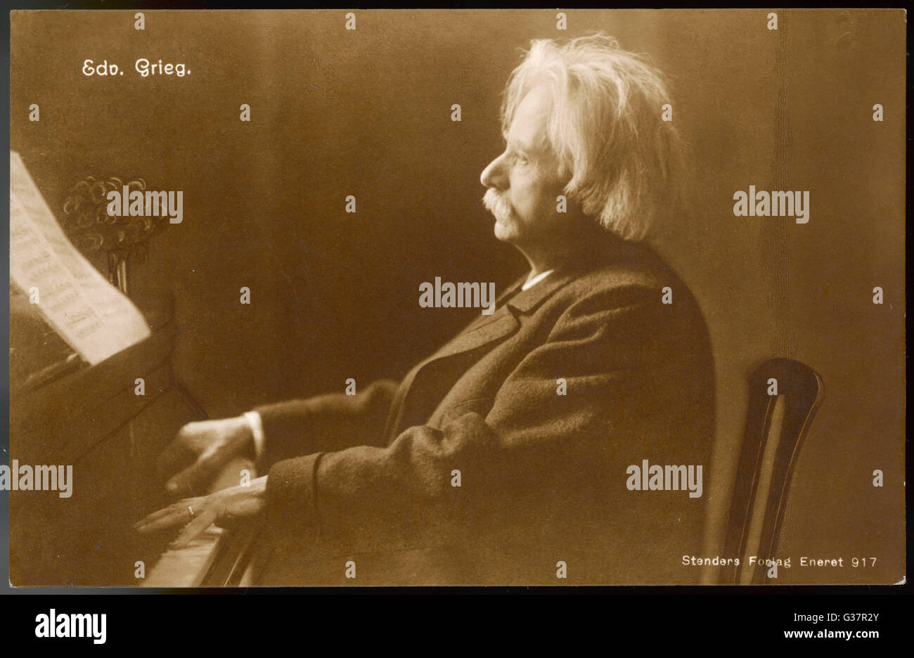 EDVARD HAGERUP GRIEG Stock Photo - Alamy