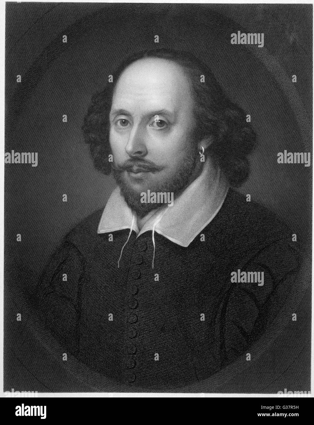 William shakespeare portrait Black and White Stock Photos & Images - Alamy