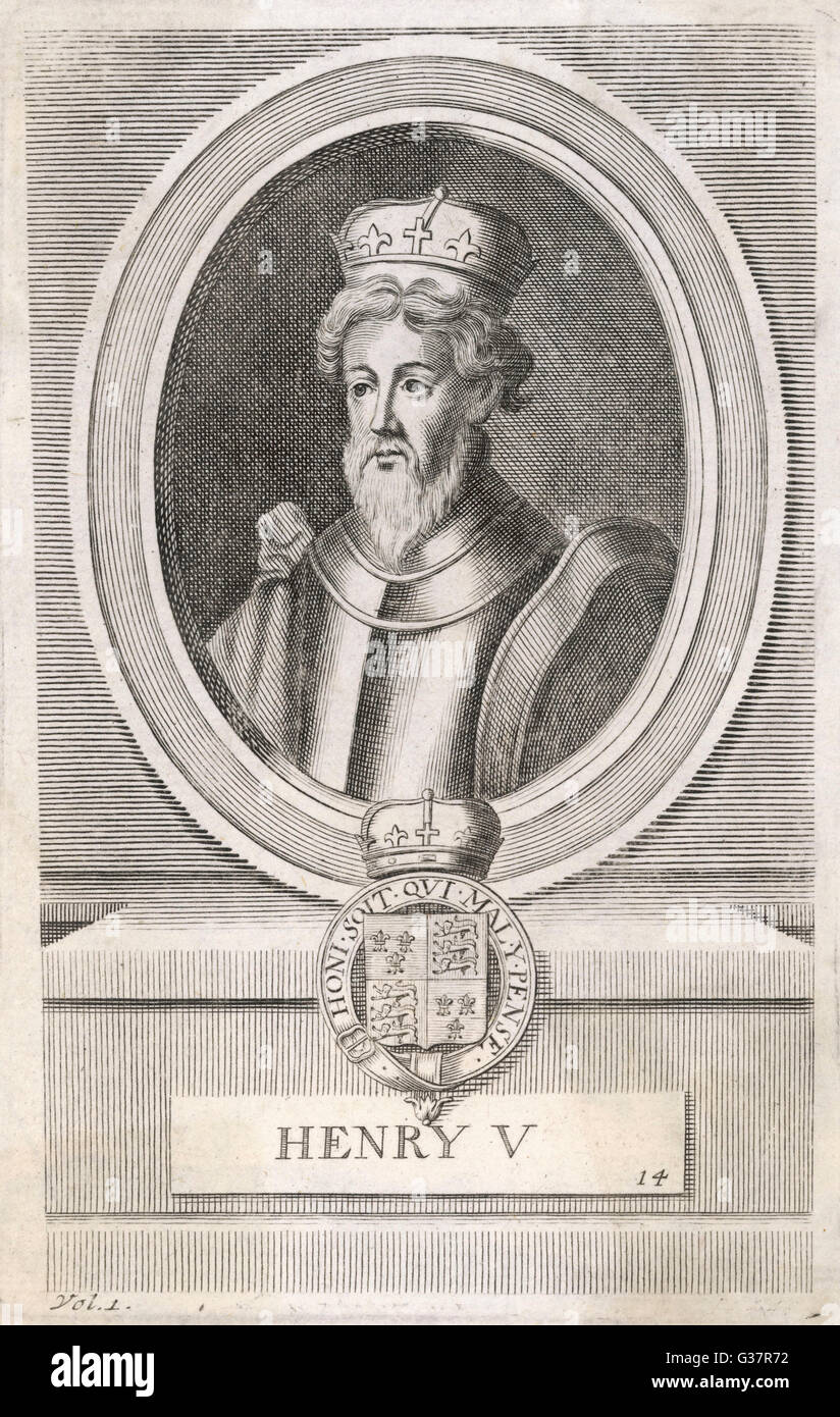 King Henry V Stock Photo - Alamy