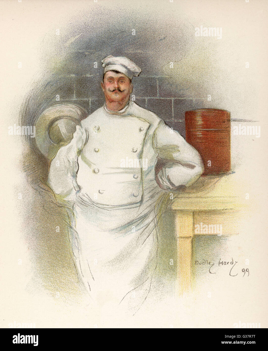 SAVOY HOTEL CHEF 1899 Stock Photo - Alamy