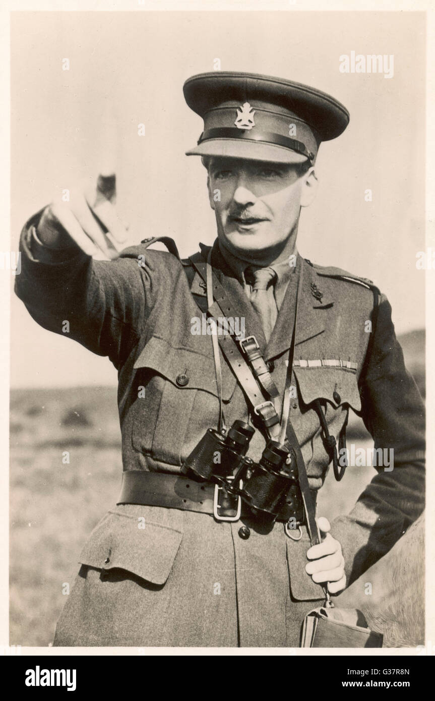 British Statesman, SIR ANTHONY EDEN (1897-1977) , in uniform Stock ...