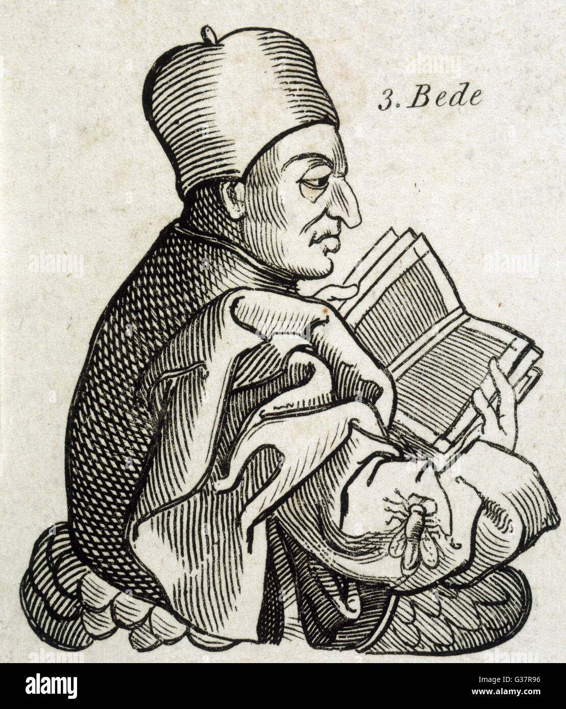 SAINT BEDE THE VENERABLE Anglo-saxon scholar, historian and theologian ...