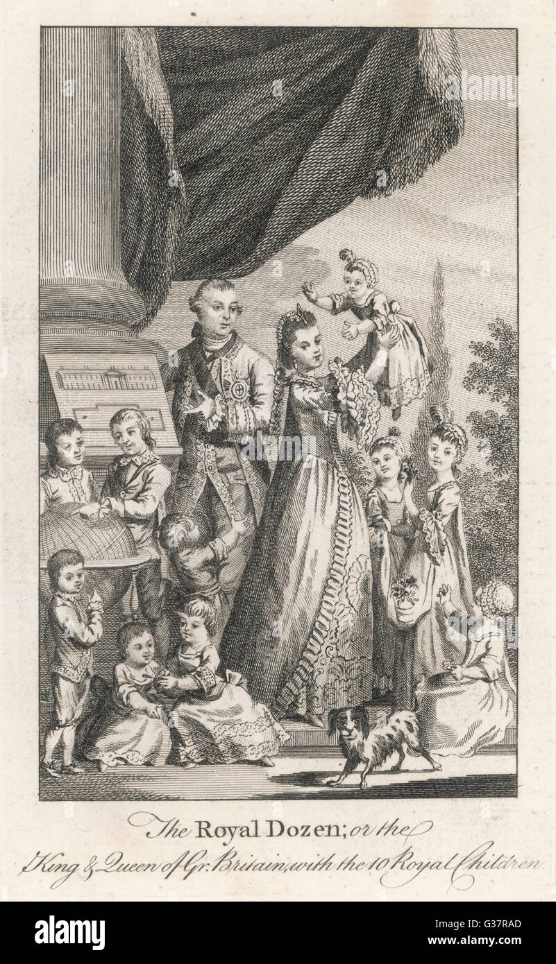 George iii children hi-res stock photography and images - Alamy