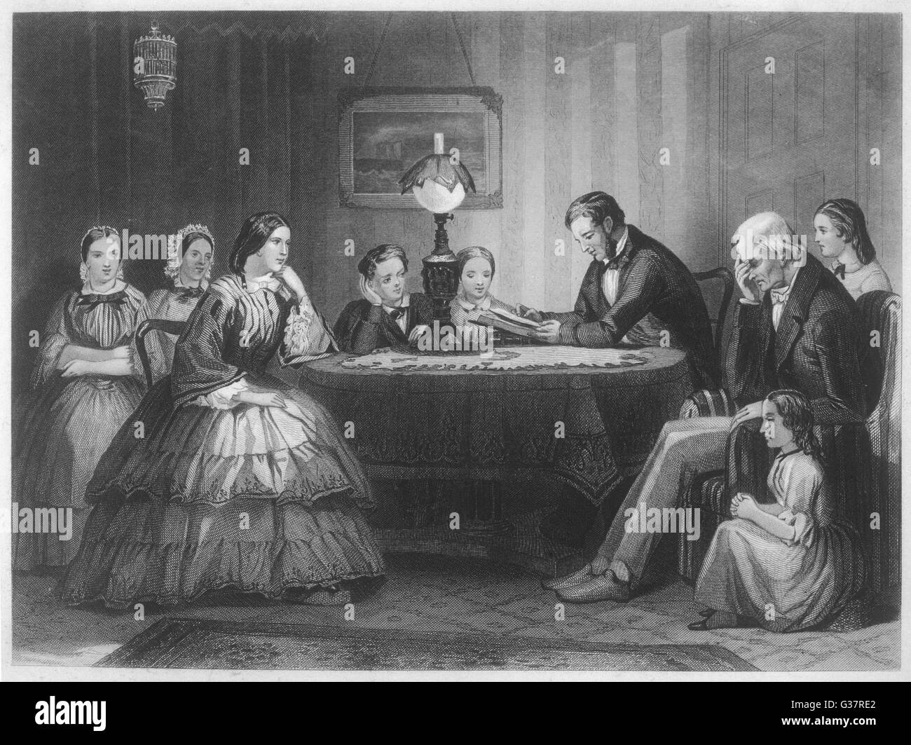 Victorian family bible Black and White Stock Photos & Images - Alamy