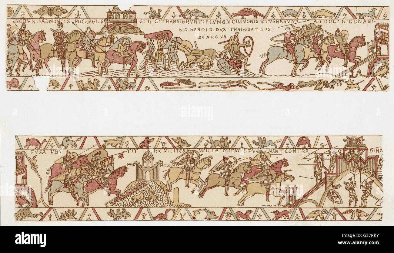 Harold helps william against conan hi-res stock photography and images ...