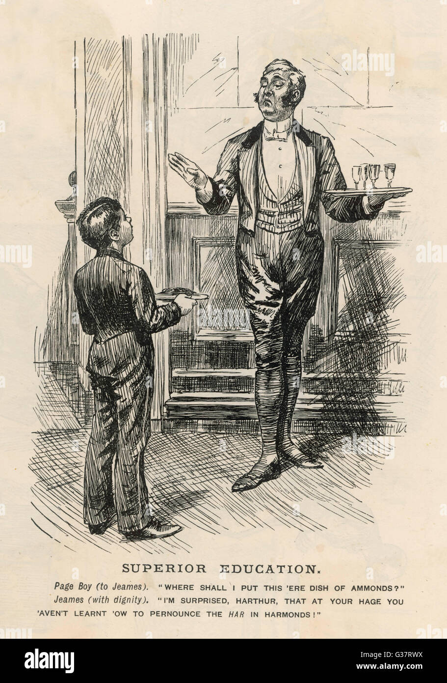 Victorian cartoon hi-res stock photography and images - Alamy