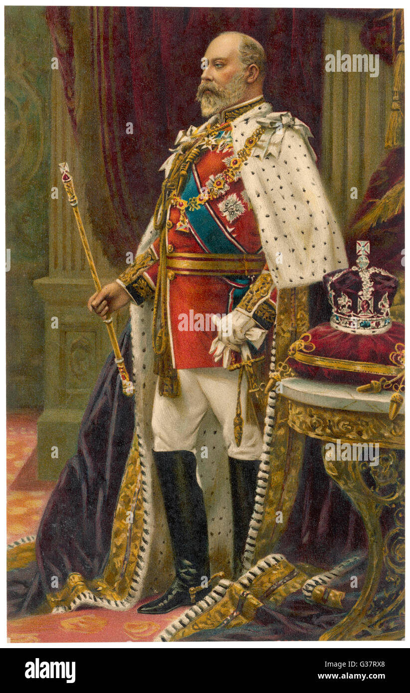 King Edward VII Stock Photo - Alamy