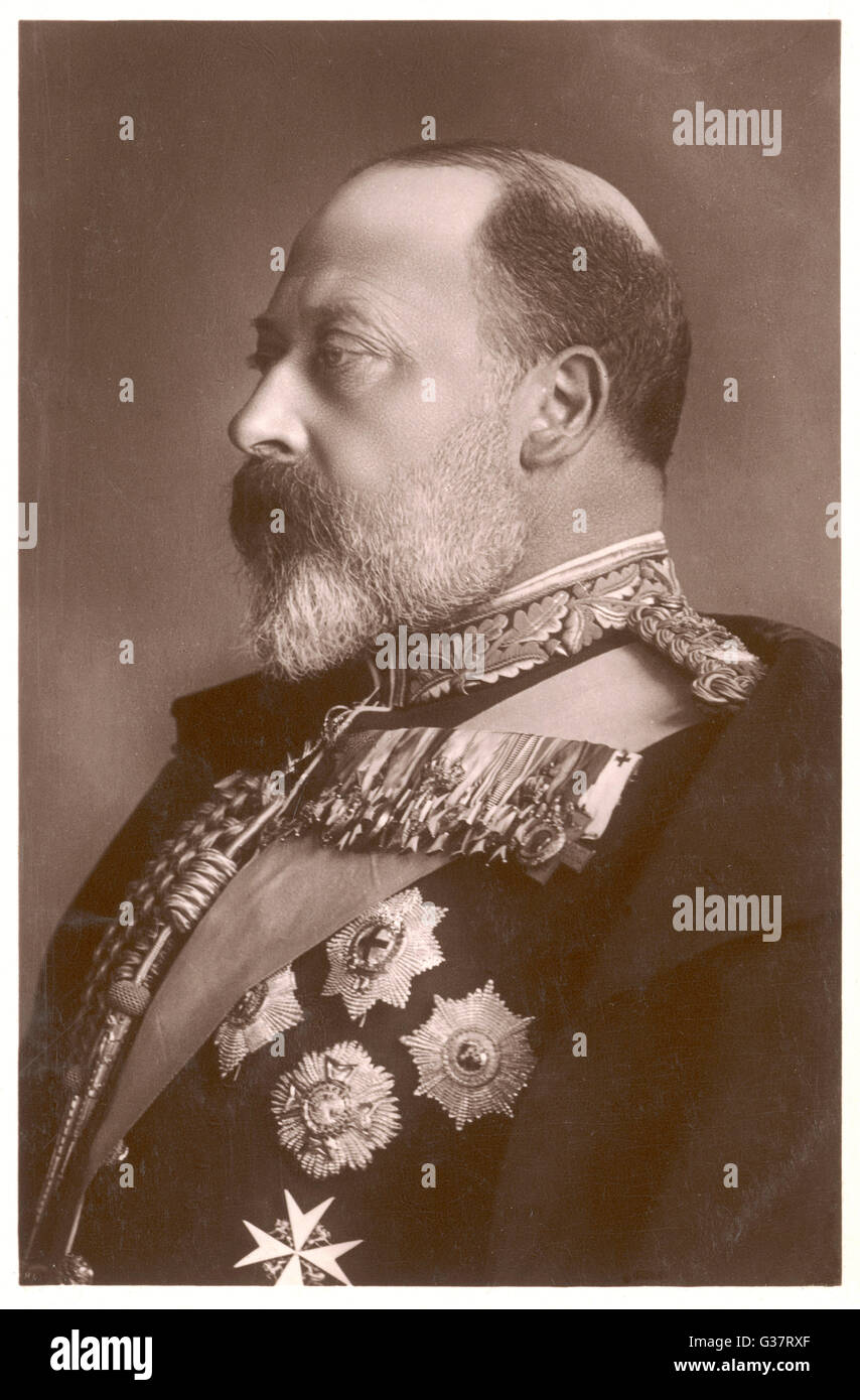 King Edward VII Stock Photo - Alamy