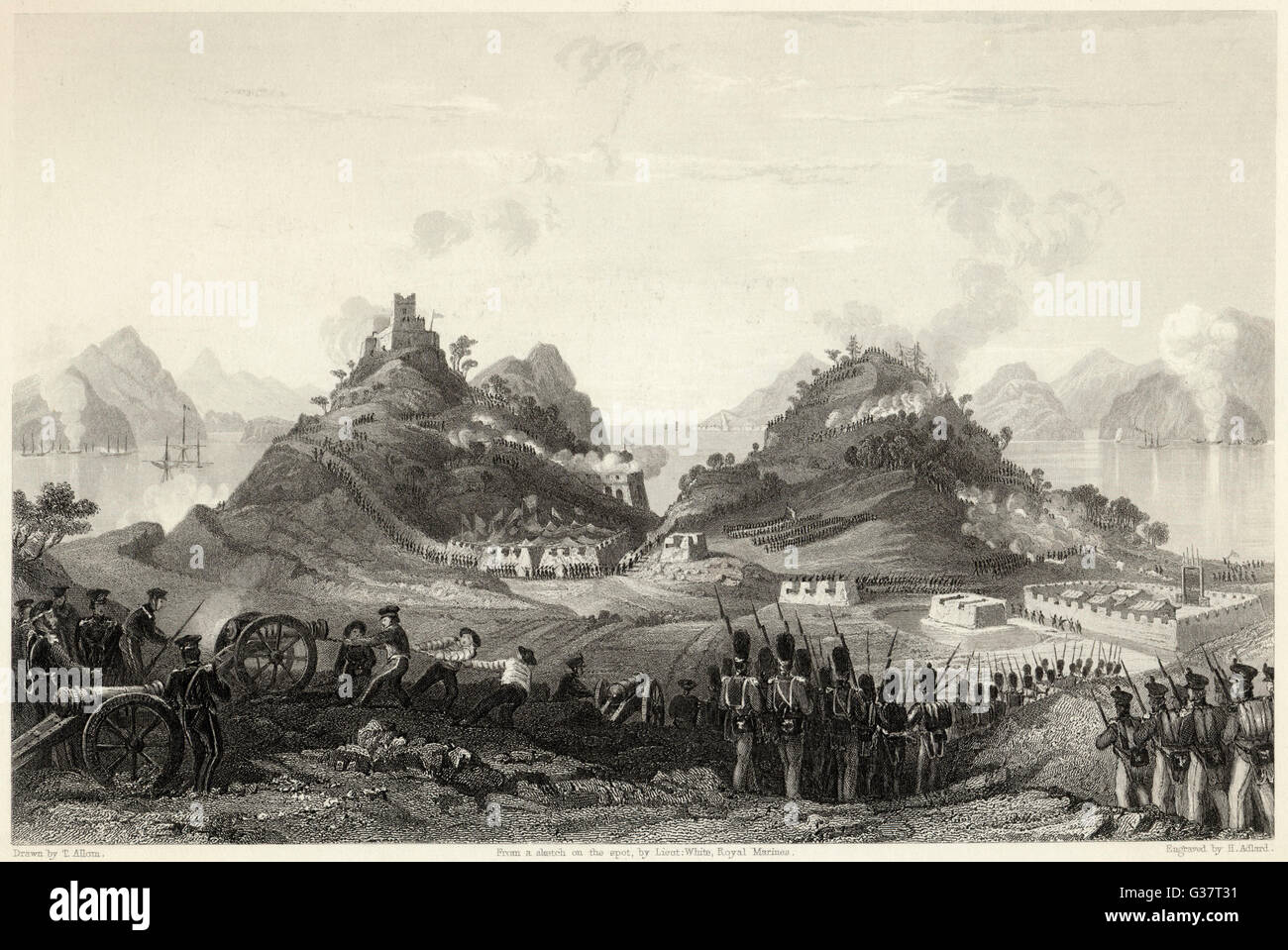 British attack hi-res stock photography and images - Alamy