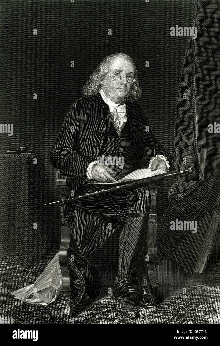 Benjamin franklin american scientist hi-res stock photography and images - Alamy