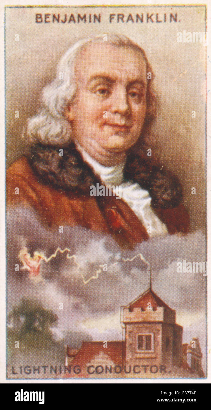 Benjamin franklin lightning hi-res stock photography and images - Alamy