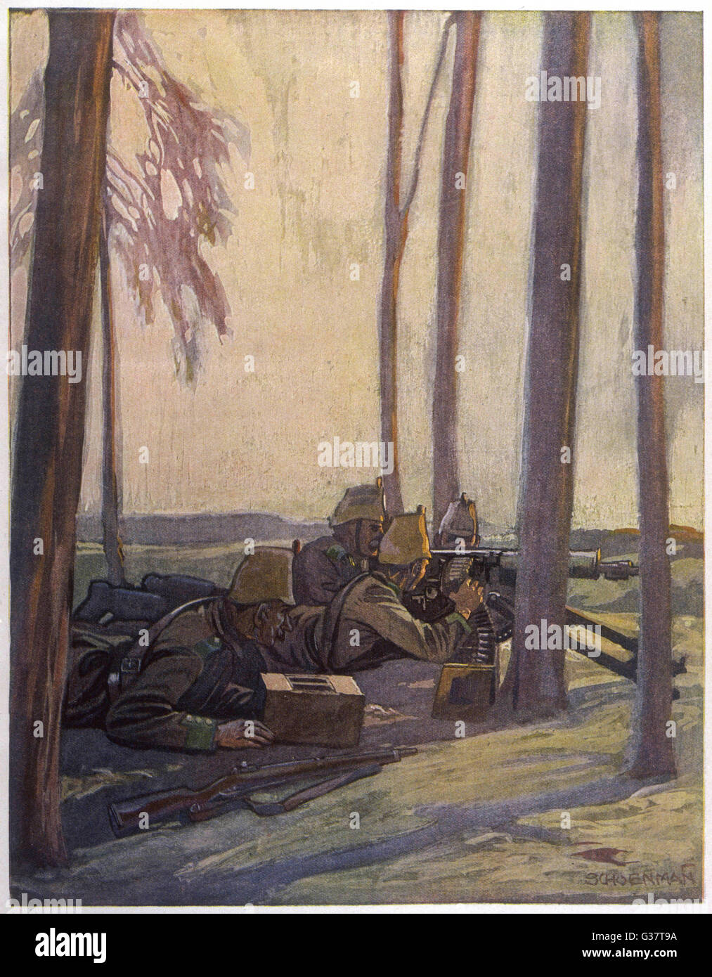 Machine gunners hi-res stock photography and images - Alamy