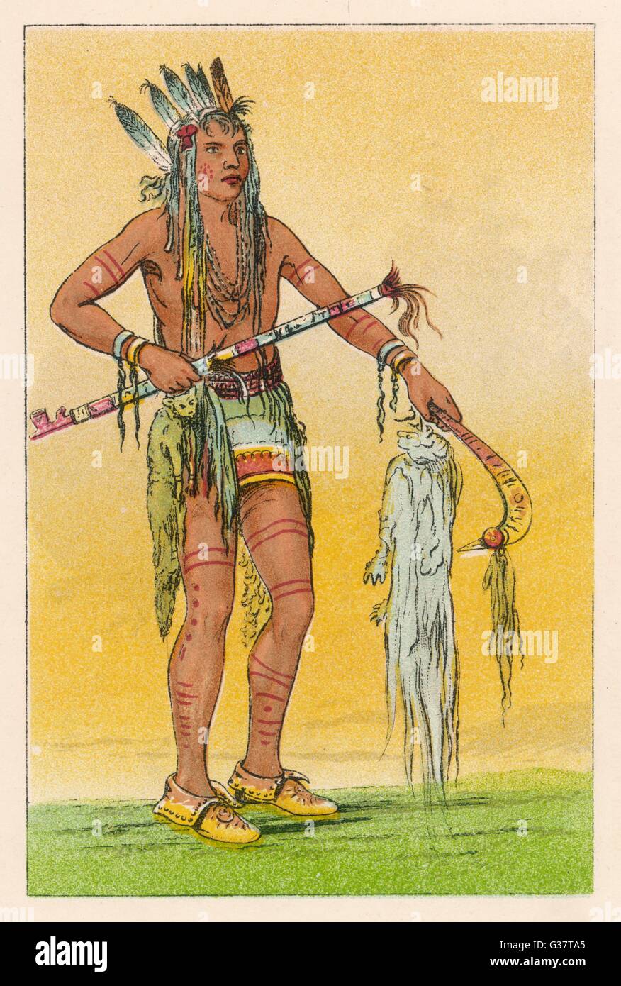 Chippewa warrior hi-res stock photography and images - Alamy