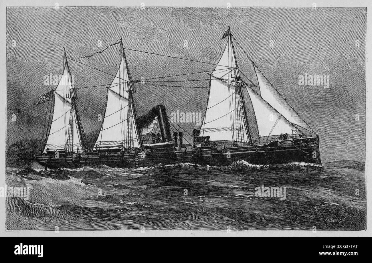 Steam and sails Black and White Stock Photos & Images - Alamy