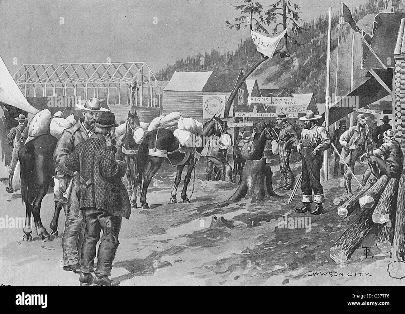 Dawson City 1898 High Resolution Stock Photography and Images - Alamy