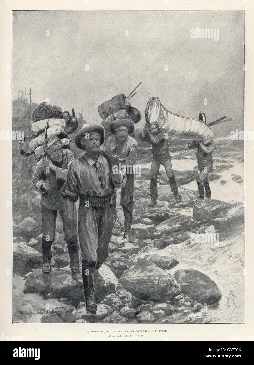KLONDIKE GOLD RUSH 1897 Stock Photo - Alamy