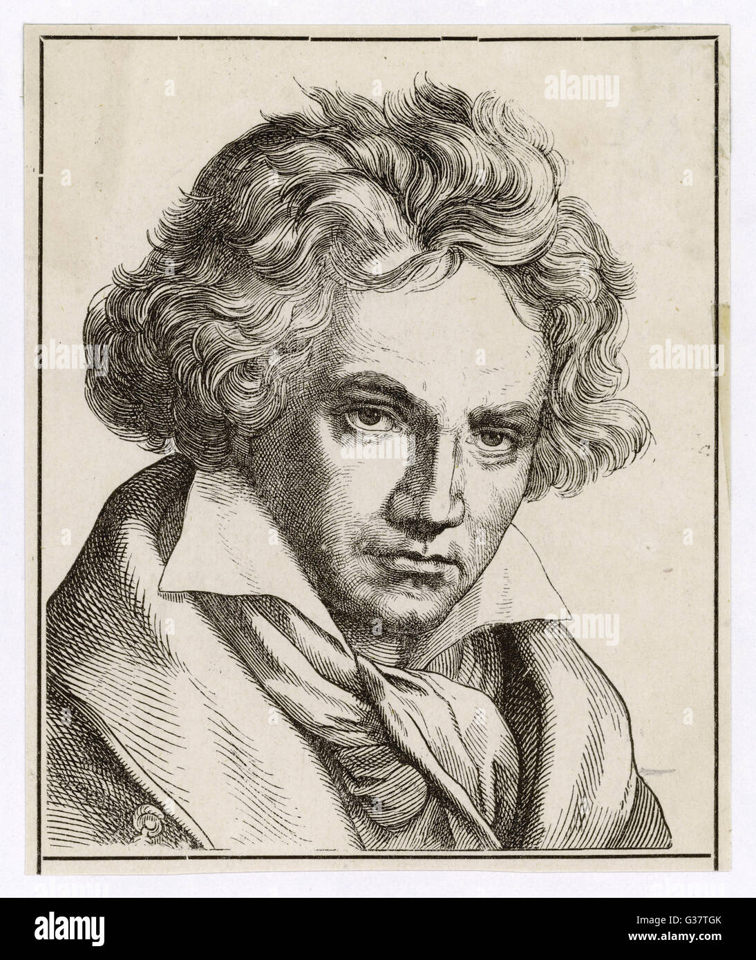 LUDWIG VAN BEETHOVEN German composer Date: 1770 - 1827 Stock Photo - Alamy