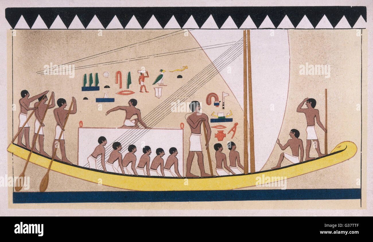 Ancient egyptian boat hi-res stock photography and images - Alamy