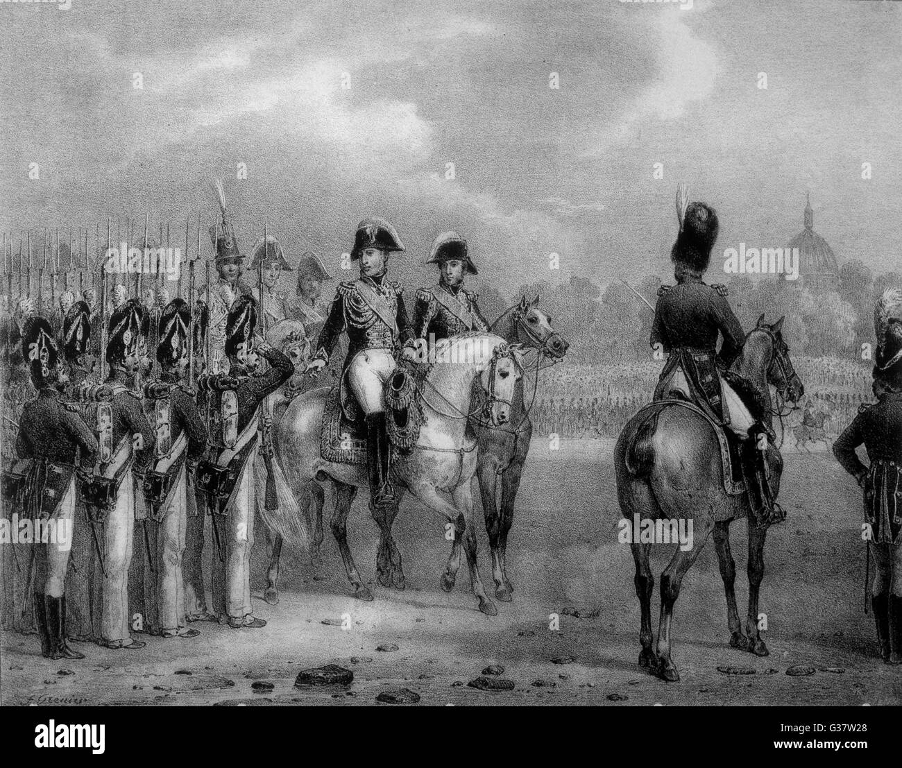 King charles army Black and White Stock Photos & Images - Alamy