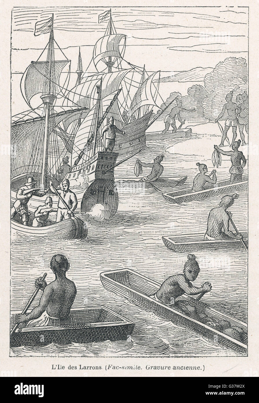 Magellan's ships hi-res stock photography and images - Alamy