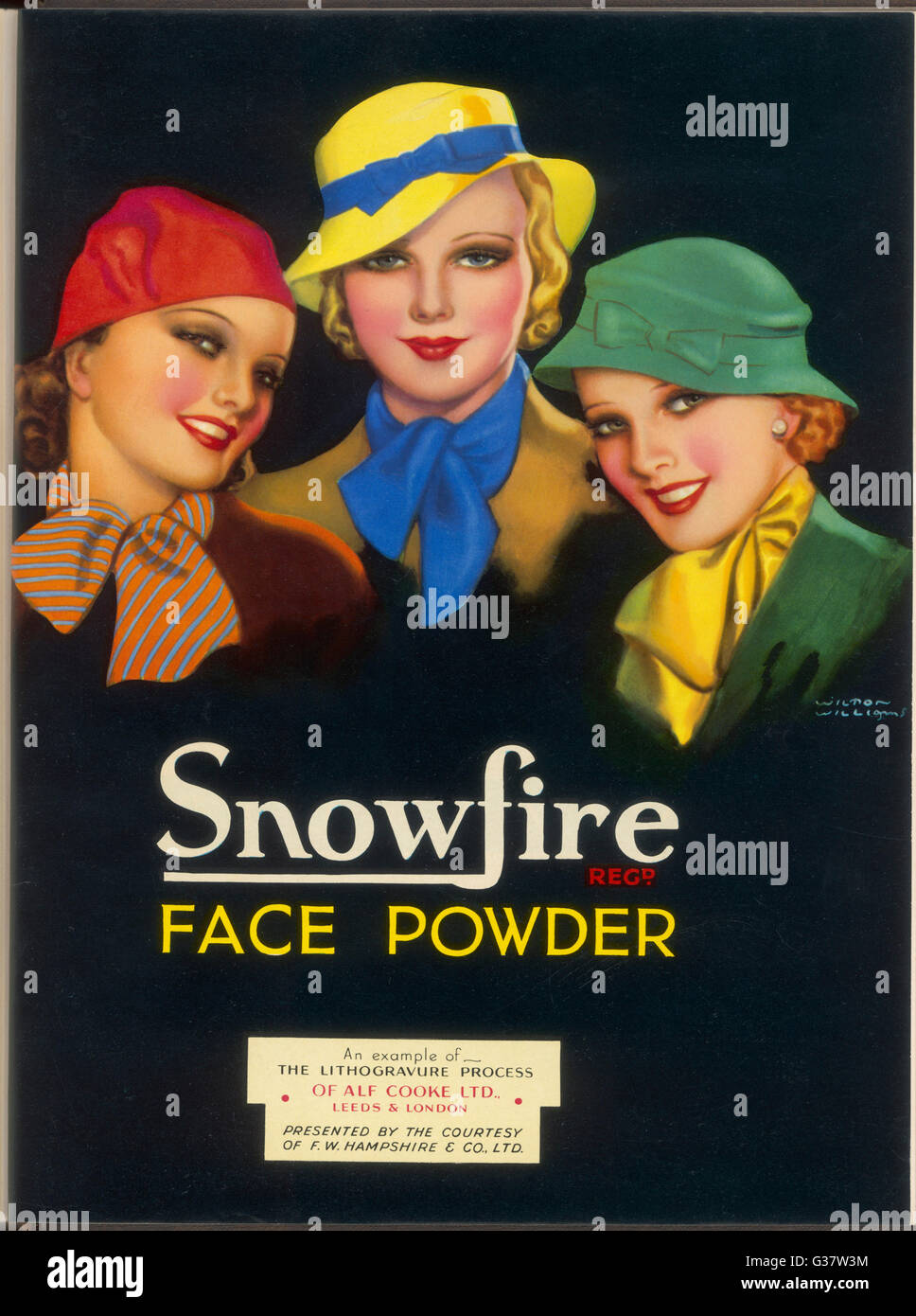 Face Powder Advert Stock Photo - Alamy