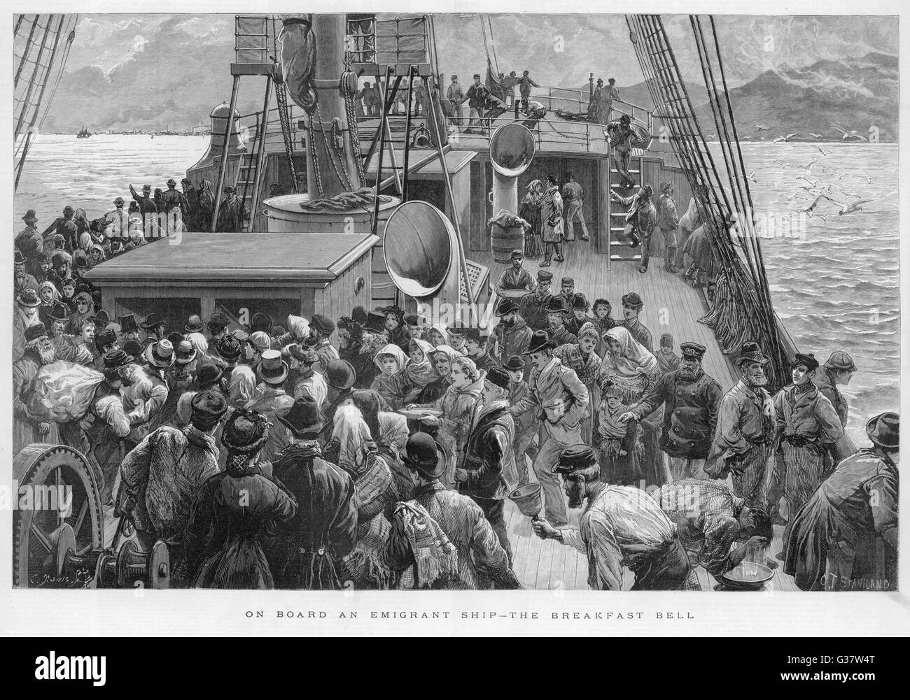 Emigration America Black and White Stock Photos & Images - Alamy