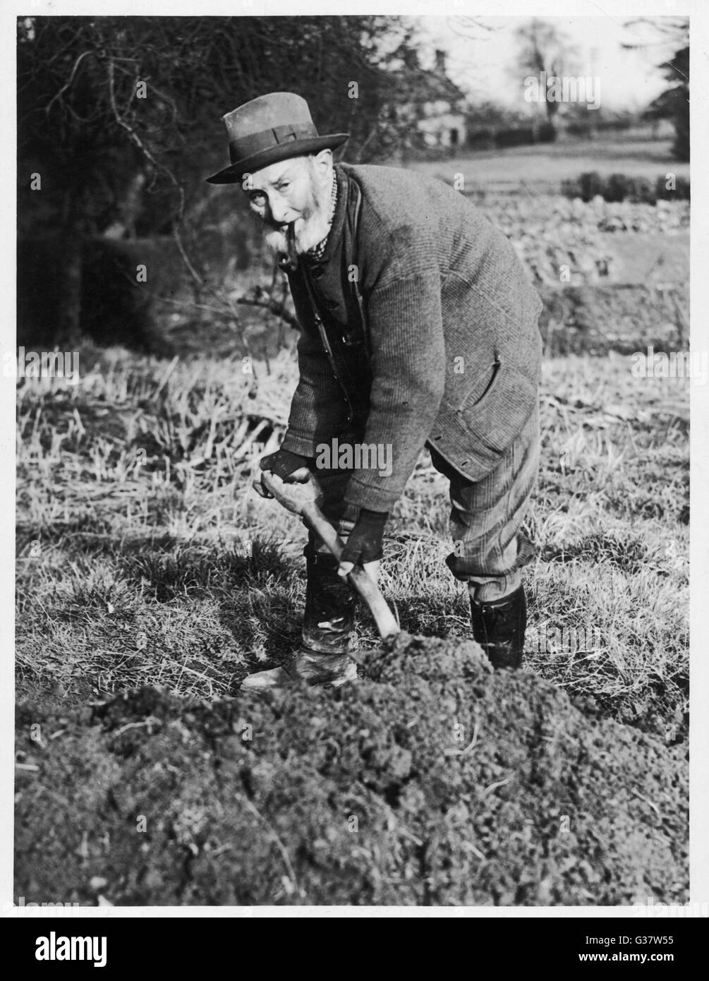 Yokel farmer Black and White Stock Photos & Images - Alamy