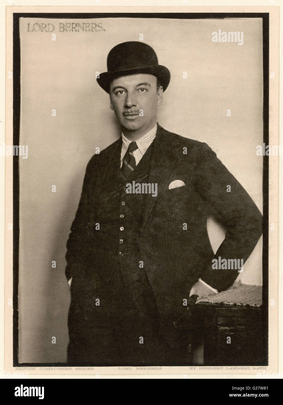 SIR GERALD HUGH TYRWHITT-WILSON 14TH BARON BERNERS English composer and ...