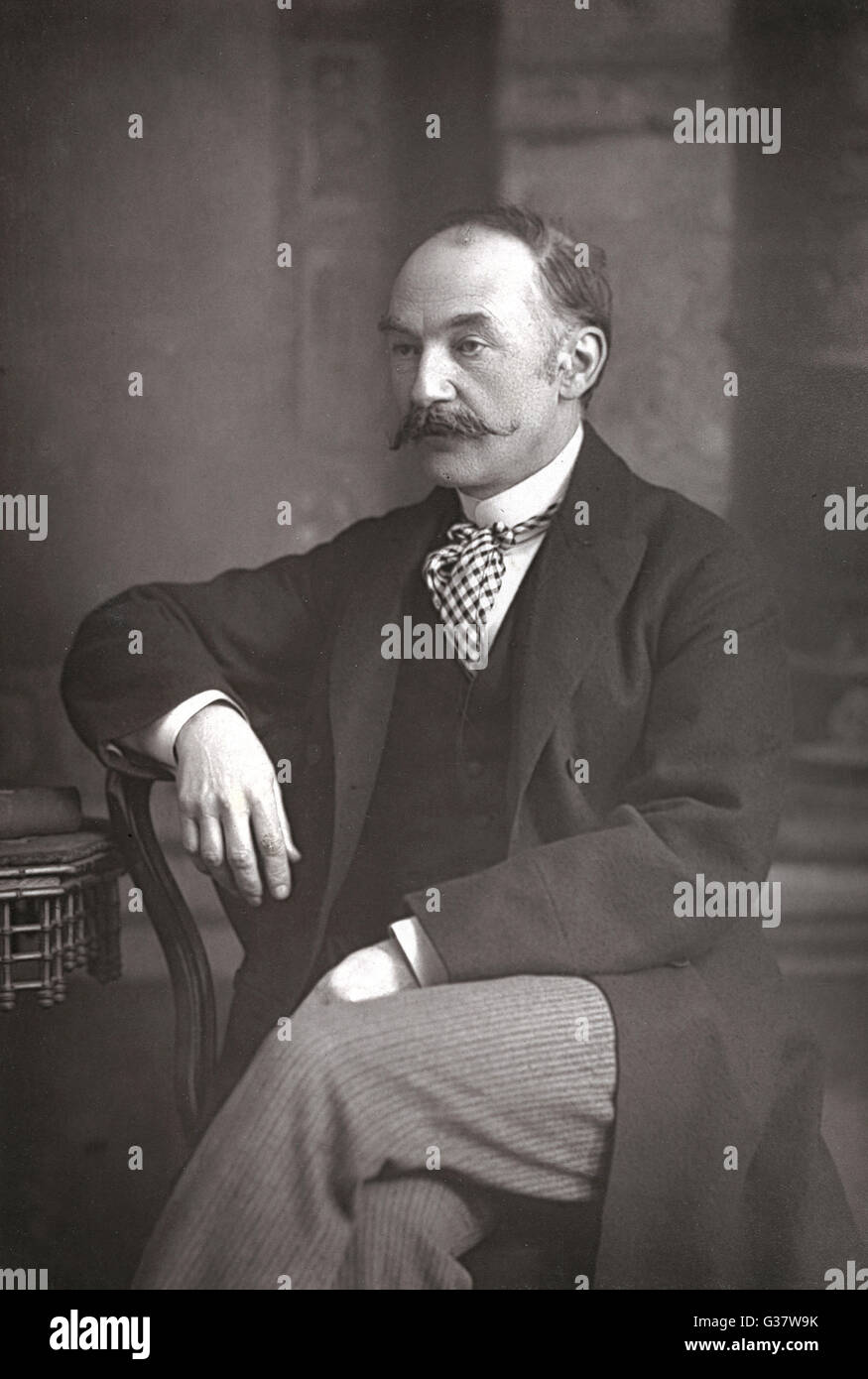 THOMAS HARDY writer, circa 1890 Date: 1840 - 1928 Stock Photo - Alamy