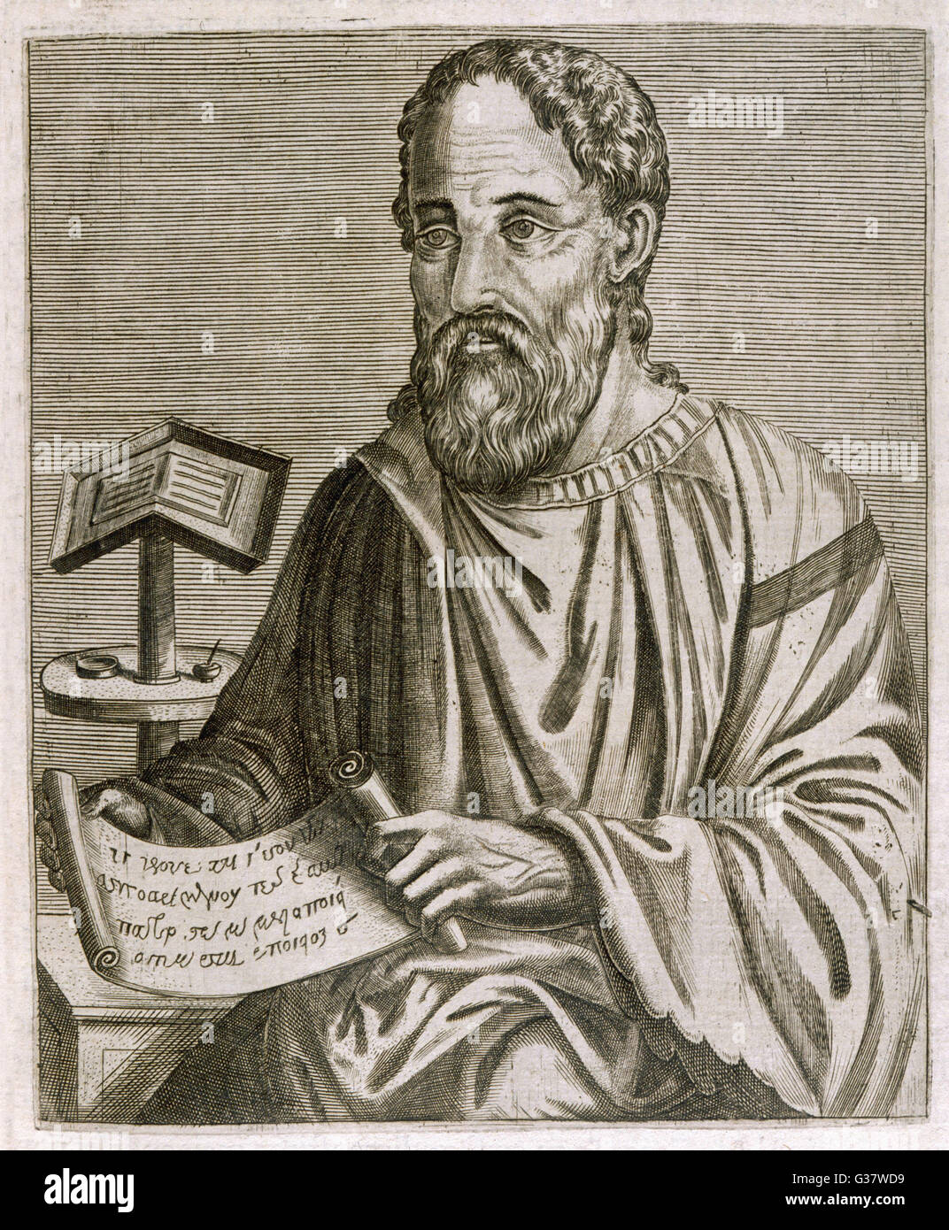 EUSEBIUS Historian and Bishop Caesarea. Date: 270 - 338 Stock Photo - Alamy