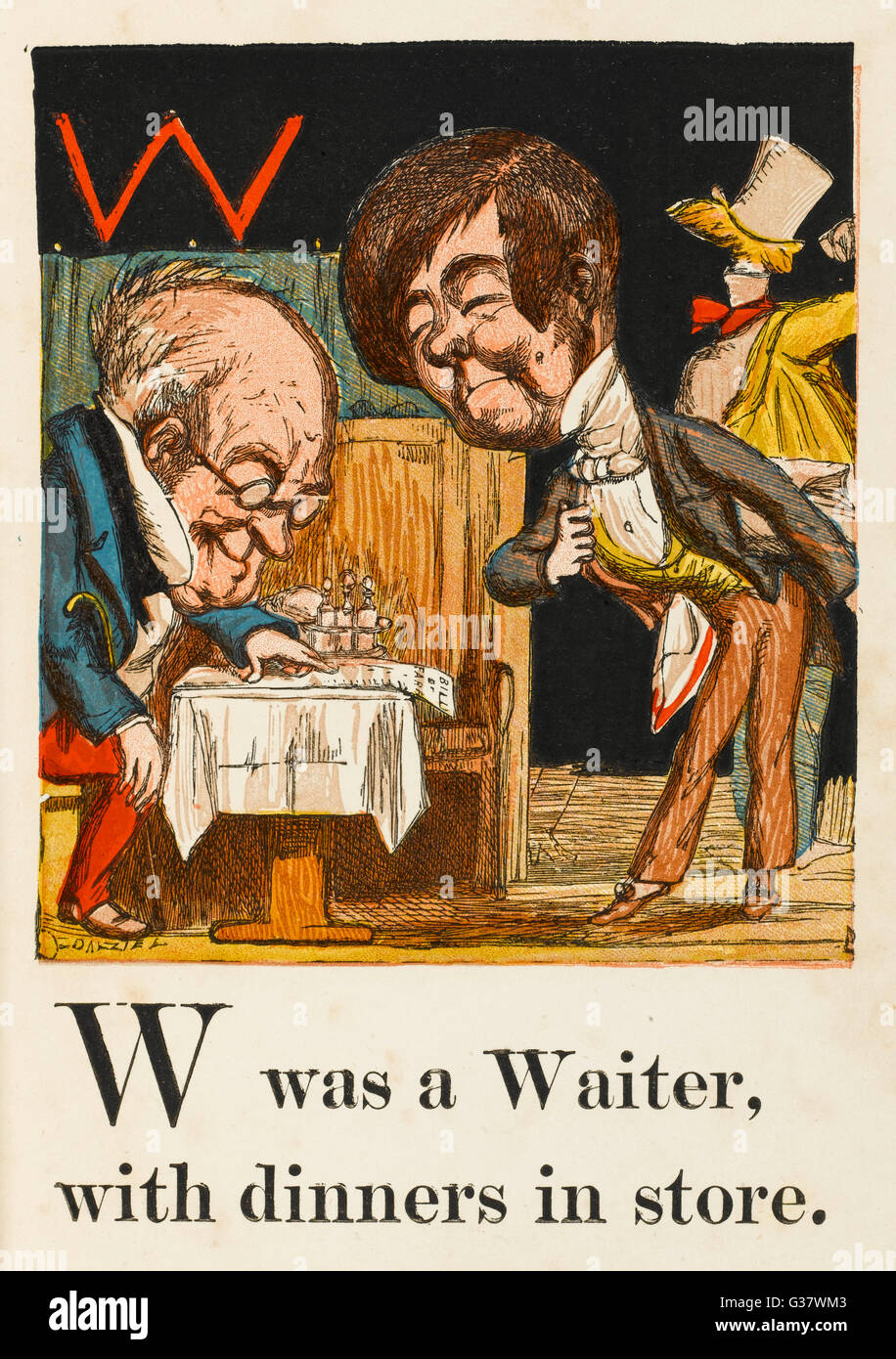 PRESENTING THE BILL 1867 Stock Photo - Alamy