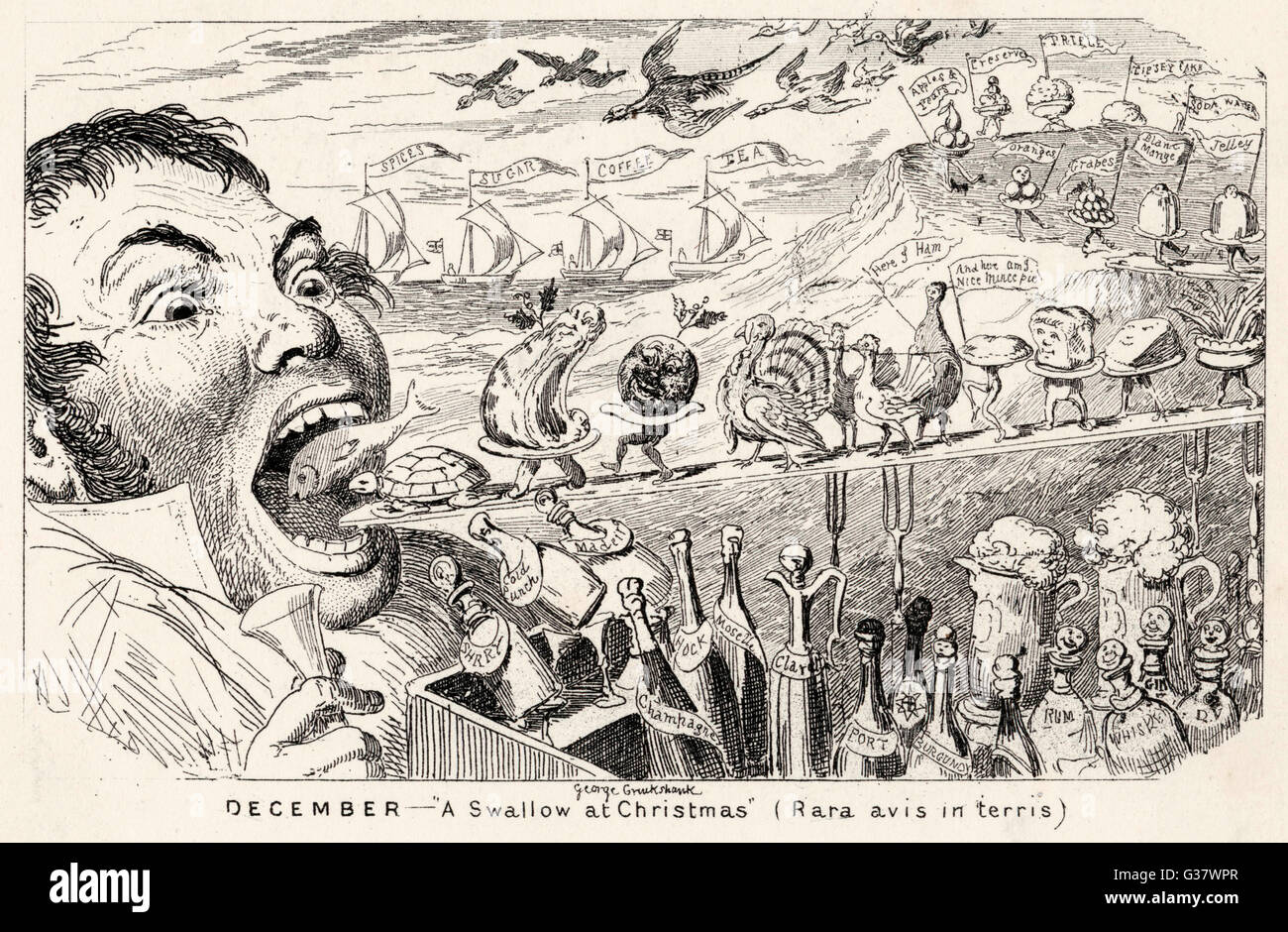 Gluttony christmas hi-res stock photography and images - Alamy