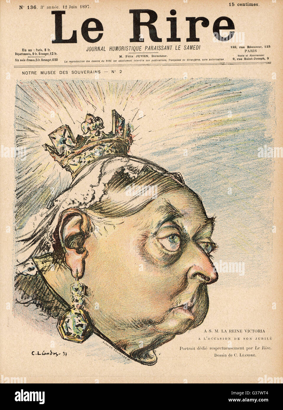 Queen victoria cartoon hi-res stock photography and images - Alamy