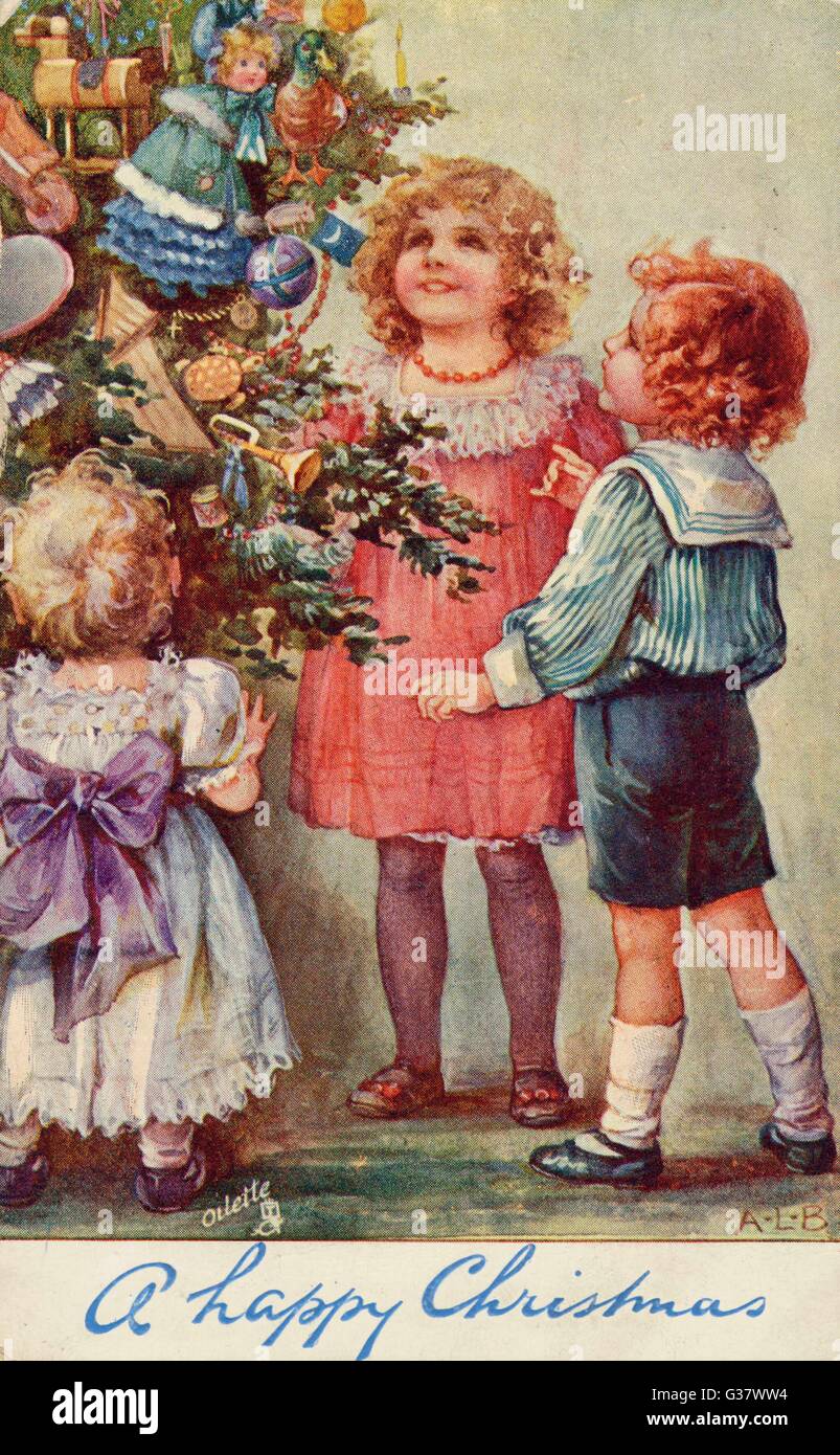 1900s christmas tree hi-res stock photography and images - Alamy