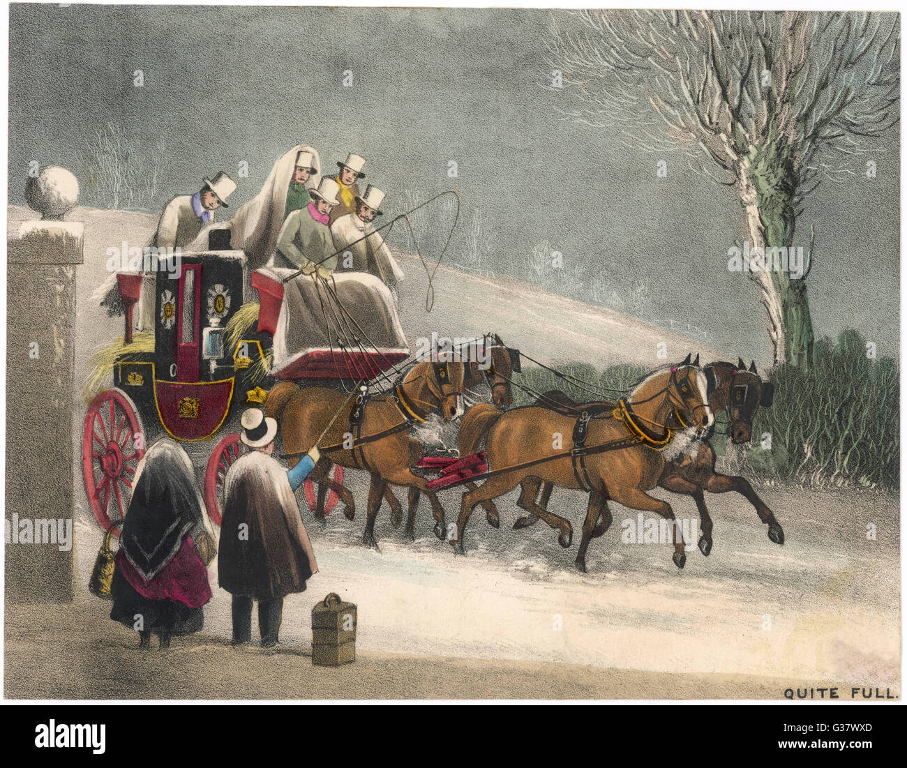 Stagecoach Snow High Resolution Stock Photography and Images - Alamy