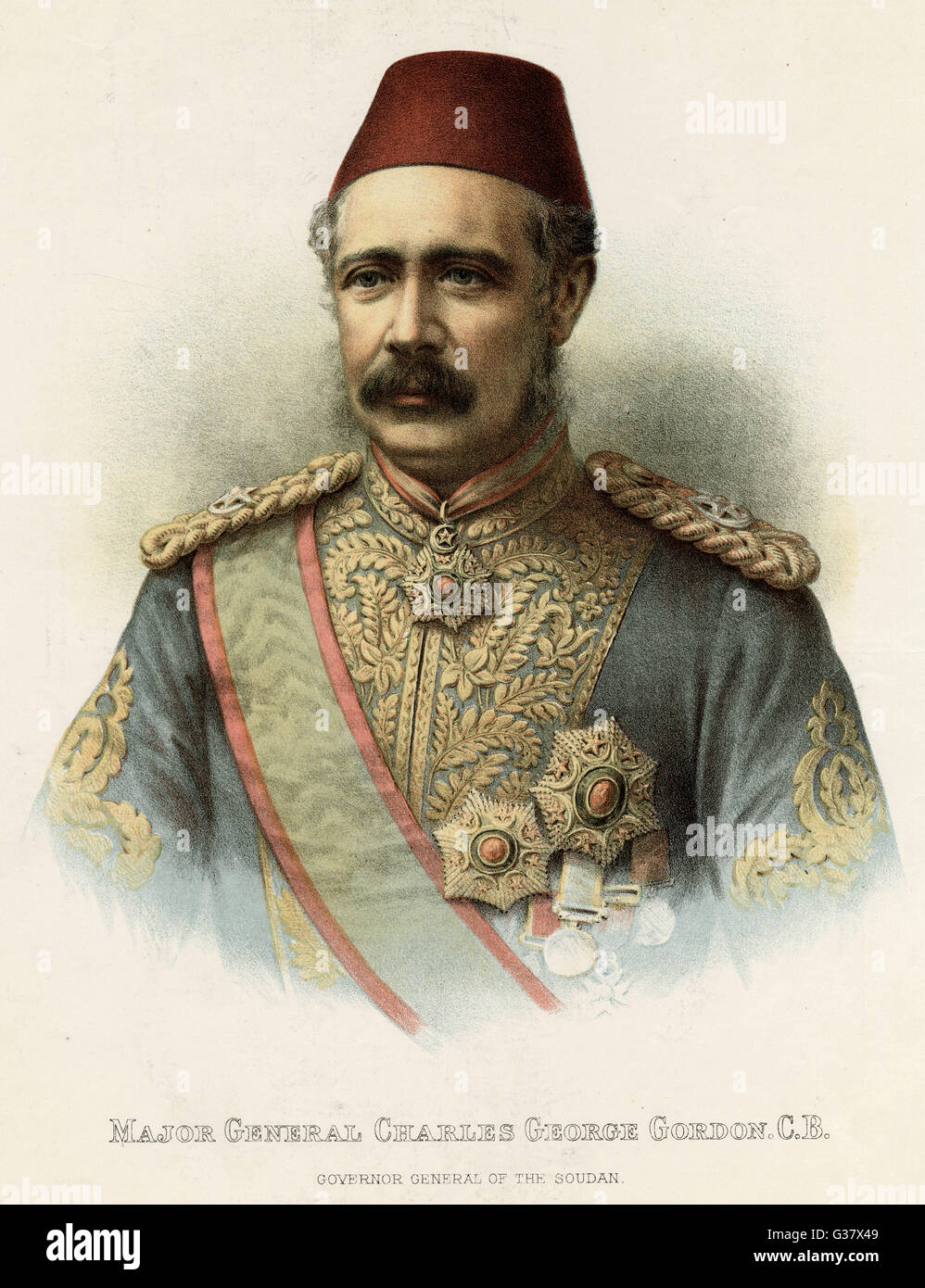 Charles George Gordon Stock Photo - Alamy