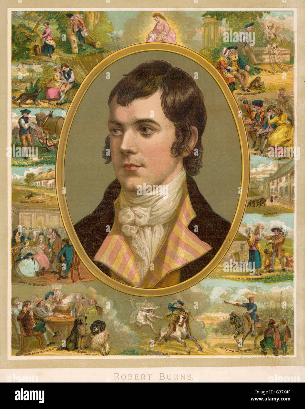 Portrait of robert burns hi-res stock photography and images - Alamy
