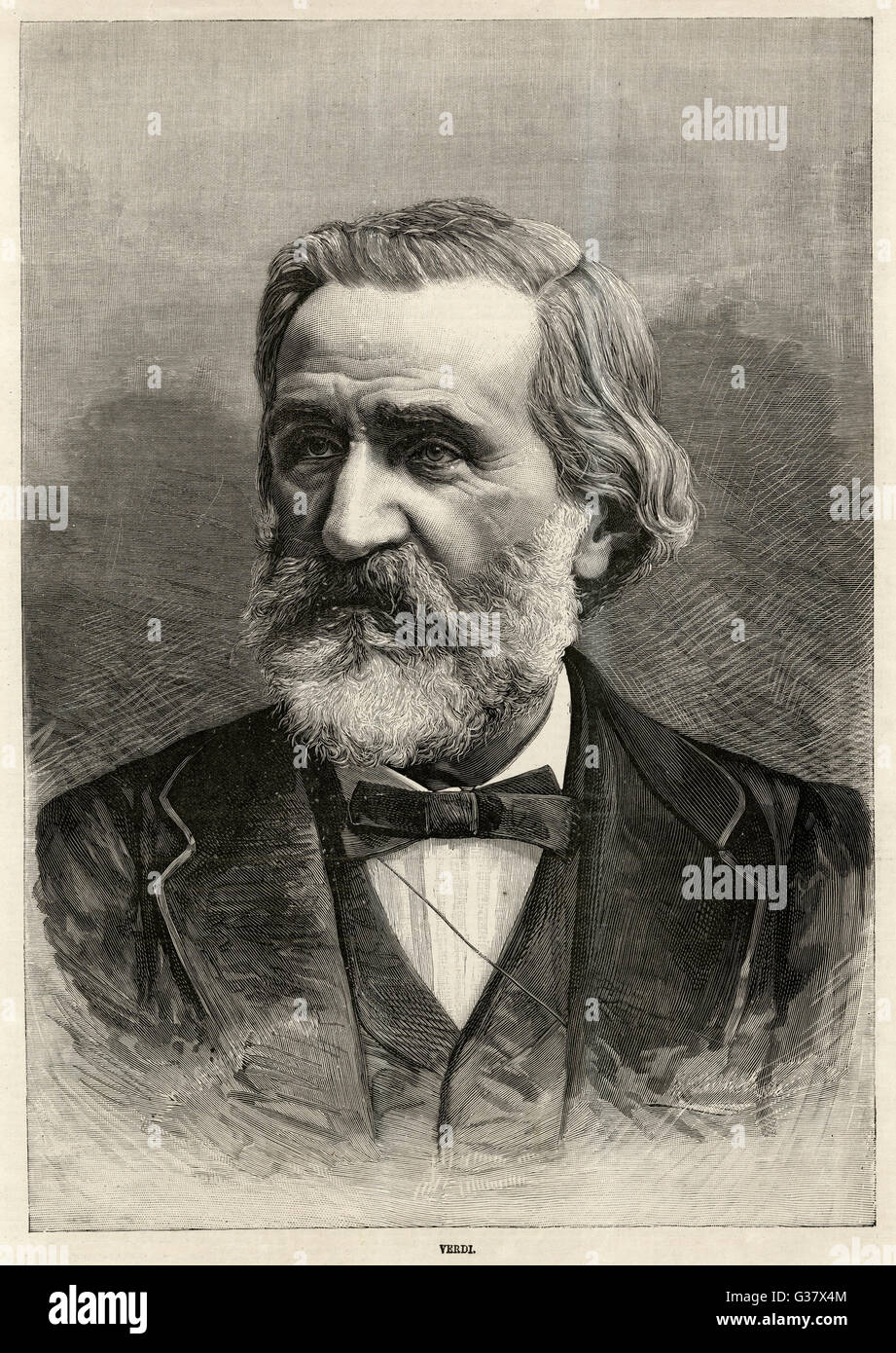 Portrait giuseppe verdi 1813 1901 hi-res stock photography and images ...