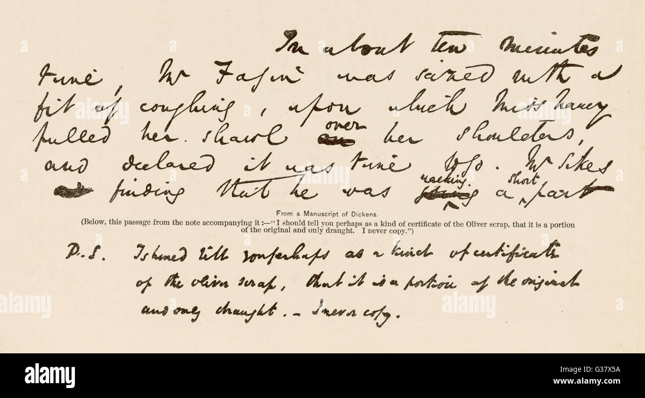 Where dickens did most of his writing hi-res stock photography and ...